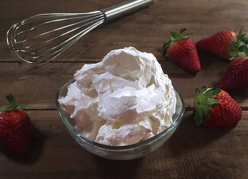 Cómo montar nata sin que se te baje